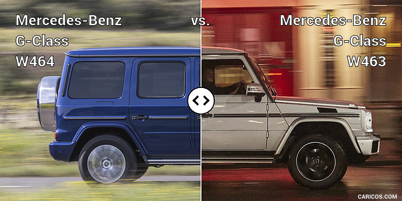2019 Mercedes-Benz G-Class W464 vs. W463