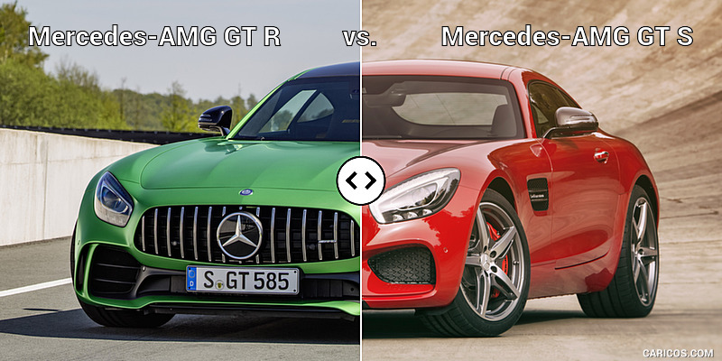 Mercedes-AMG GT R vs. GT S