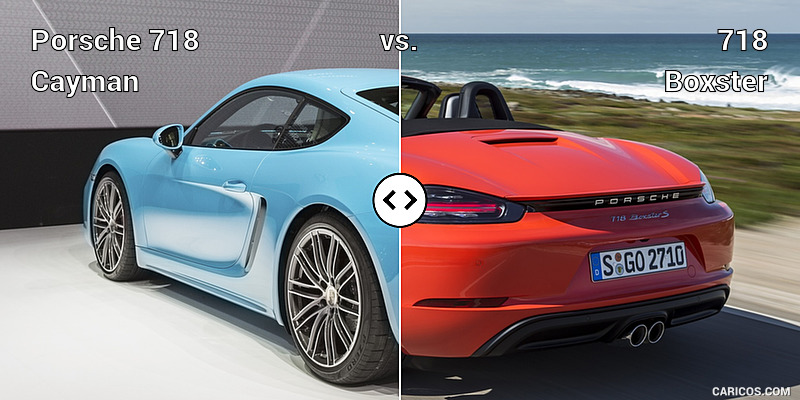 Porsche 718 Cayman vs. 718 Boxster