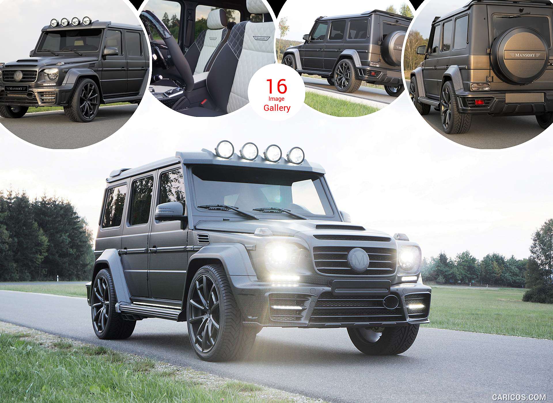 2016 MANSORY GRONOS Black Edition based on Mercedes G63 AMG | Caricos