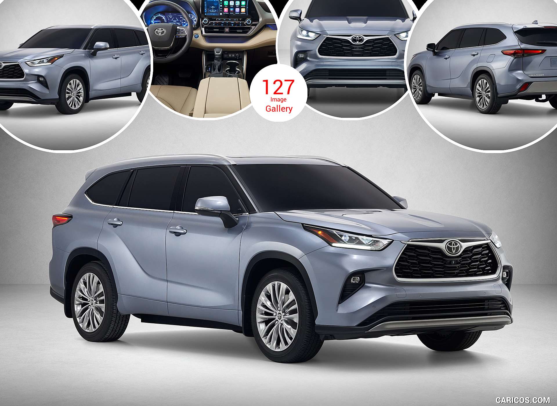 2020 Toyota Highlander and Highlander Hybrid | Caricos.com